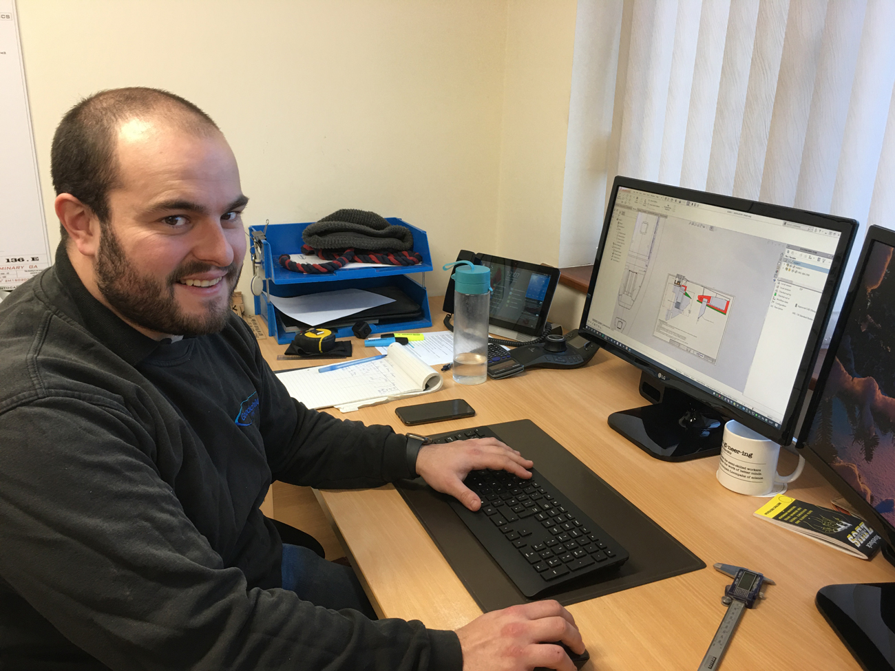 Simon Cross Goodchild Marine s Design Engineer Who Is Being Supported Simon Cross Goodchild Marine s Design Engineer Who Is Being Supported